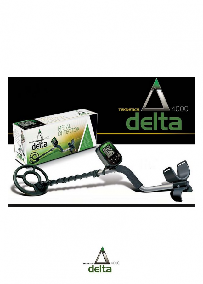 גלאי מתכות DELTA 4000 TEKNETICSעם צלחת 11אינץ - איתן גלאים
